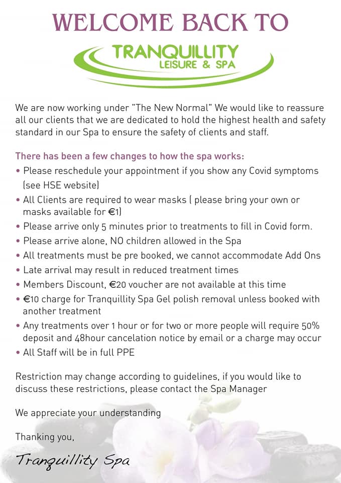 Spa Home 2020 - Tranquillity Leisure and Spa